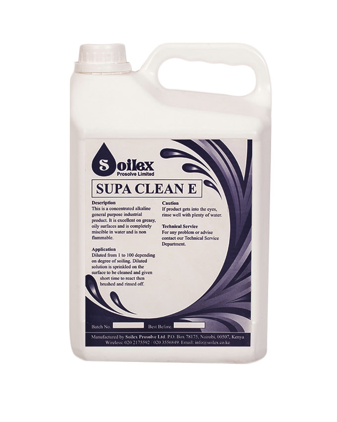 SUPA CLEAN E - Soilex Prosolve Ltd